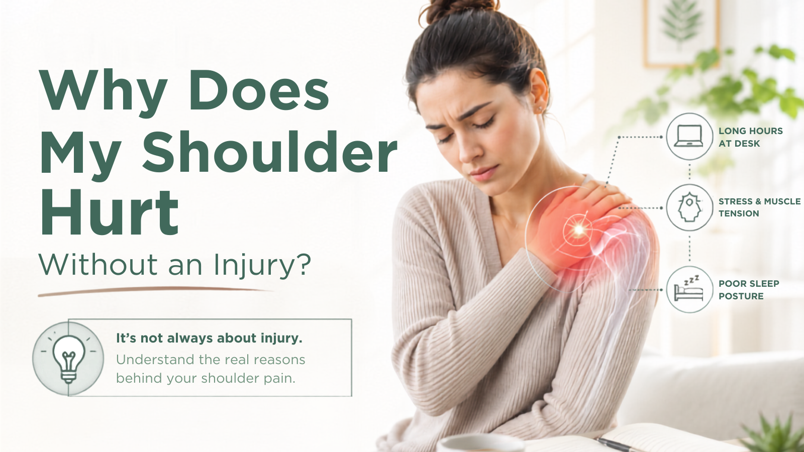 Why Does My Shoulder Hurt Without an Injury? - Wellbeing Chiropractic